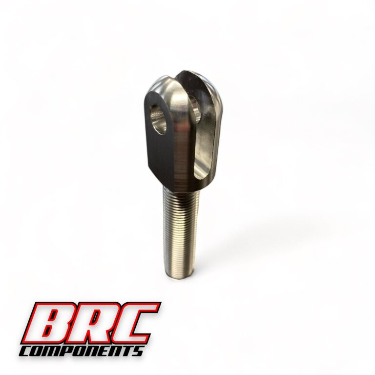 Titanium Threaded Clevis - Baumgartner Race Cars